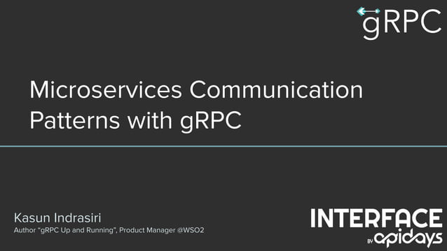 Microservices Communication Patterns with gRPC | PDF | Internet | Computing