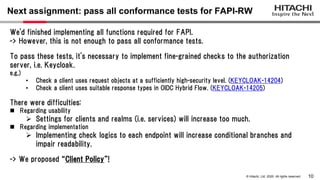 APIdays London 2020: Toward certifying Financial-grade API security profile with Keycloak | PPTX