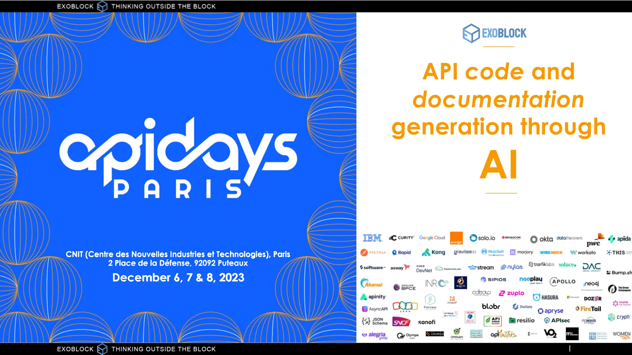Apidays Paris 2023 - API Code And Documentation Generation Through AI ...