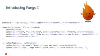 apidays Paris 2024 - Generate OpenAPI Schema from Golang Code with the Fuego Framework, Ew | PPTX