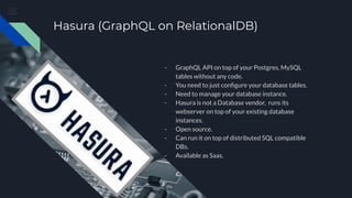 apidays LIVE Paris - The Rise of GraphQL for database APIs by Karthic ...
