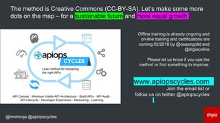 APIDays Paris - APIOps Cycles - Open and lean method for API Development | PPT