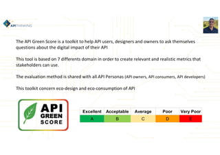 apidays Paris 2022 - Sustainable API Green Score, Yannick Tremblais ...
