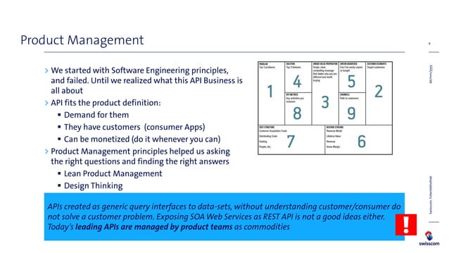 Swisscom API Journey | PPT