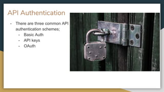 Api design and development | PPT
