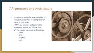 Api design and development | PPT