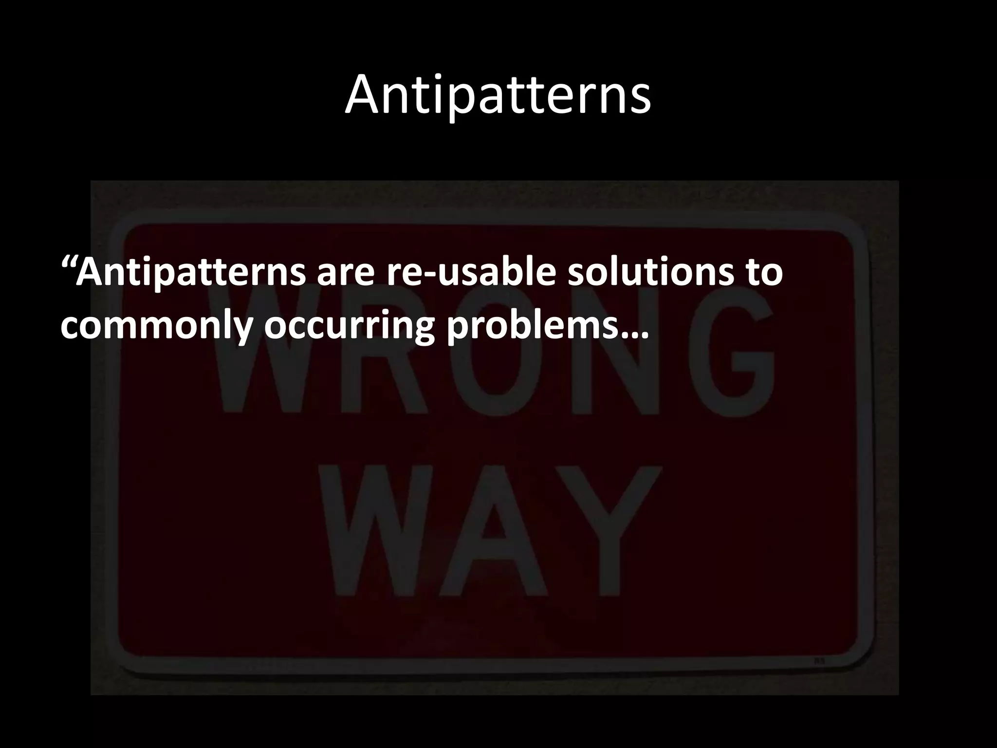 API Design Antipatterns - APICon SF | PPT