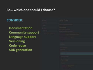 API Design Approach | PPTX | Web Development | Internet