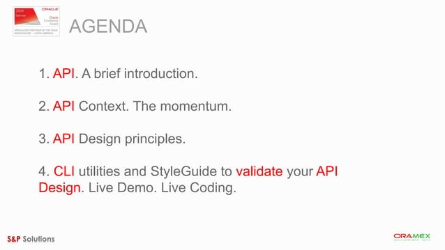 API Design Principles with Oracle Apiary. | PPT
