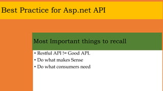 Api design tips | PPTX | Web Development | Internet