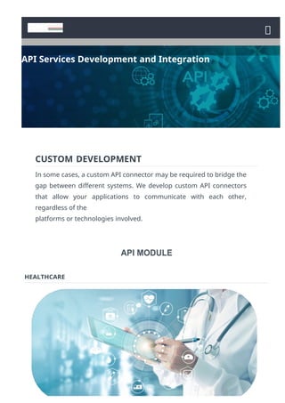 VCD studio API Development and Integration | DOCX