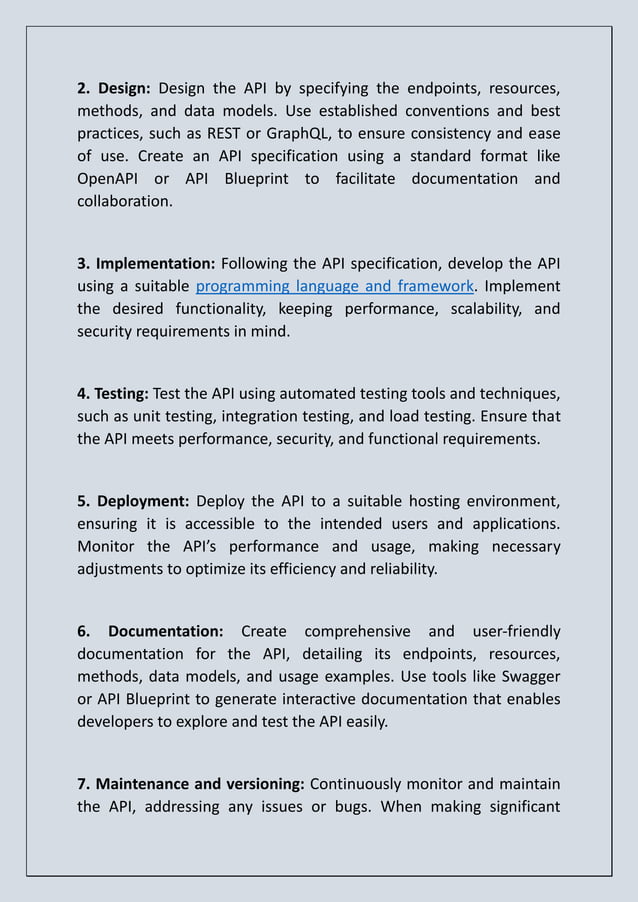API Development – Complete Guide to Developing Robust APIs | PDF API Development – Complete Guide to Developing Robust APIs | PDF
