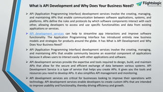 API Development Services | API Integration Services | PPTX