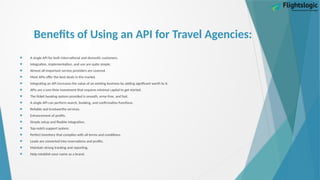 API Documentation | Travel Agency API | API Documentation | PPTX