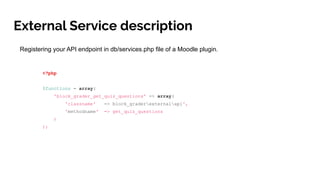 API-Driven Development in Moodle | PDF | Cloud Computing | Internet