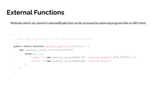API-Driven Development in Moodle | PDF | Cloud Computing | Internet