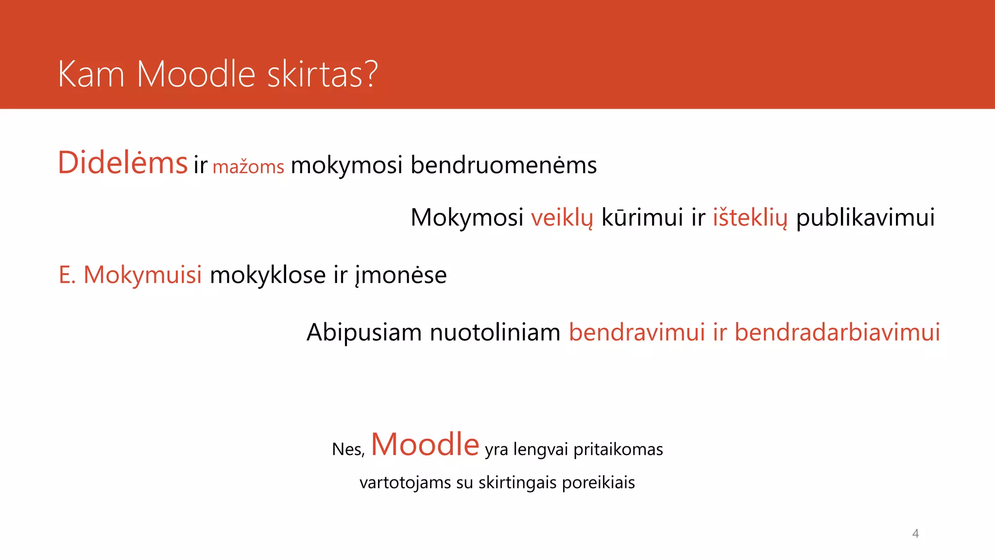 Apie moodle | PPT