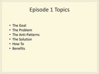 The API Facade Pattern: Overview - Episode 1 | PPT
