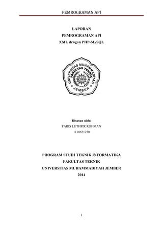 Laporan Pemrograman API | PDF