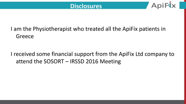 ApiFix treatment for Adolescent Idiopathic Scoliosis (AIS): The ...