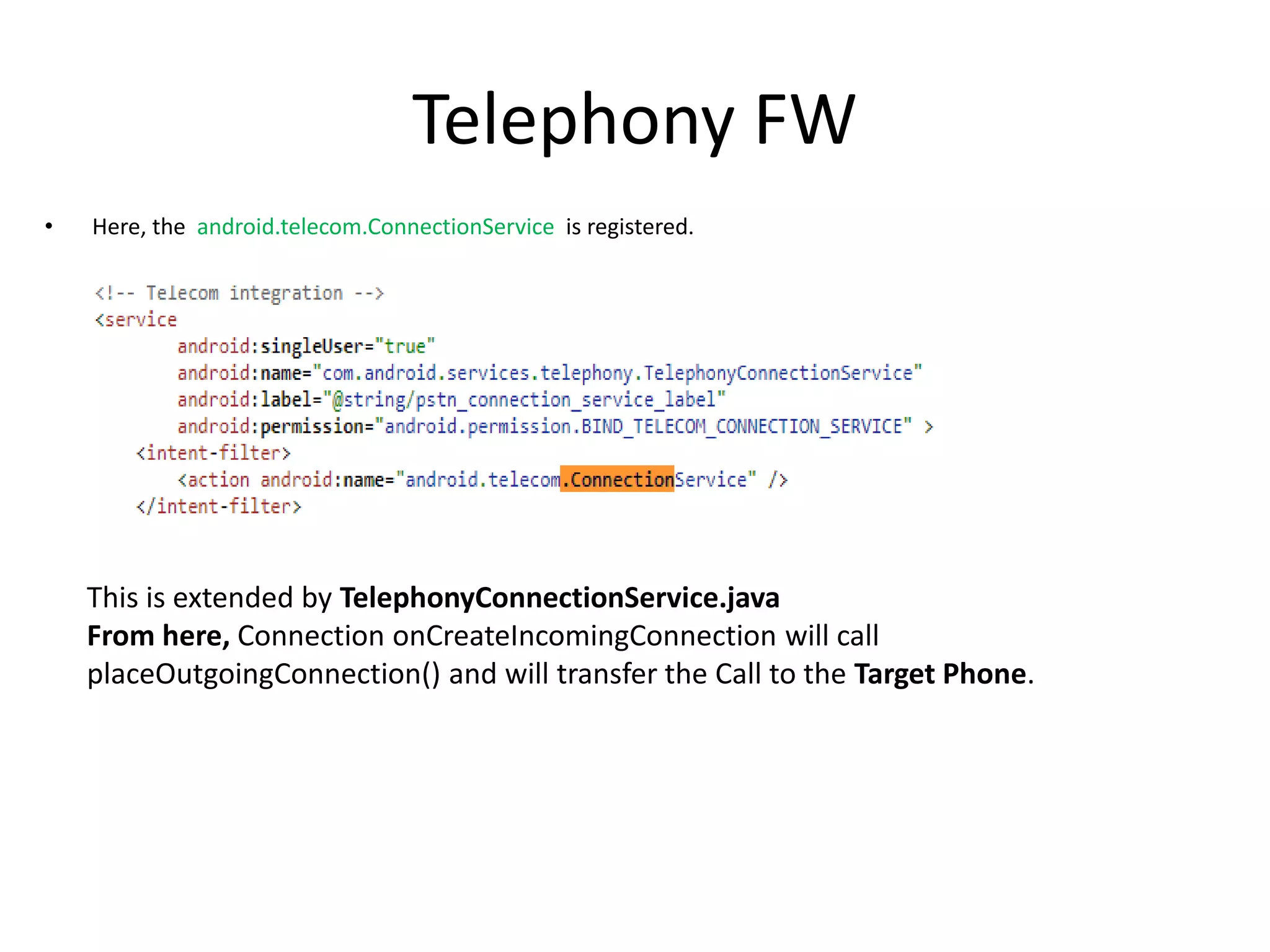 Outgoing Call Flow ~ Android