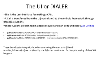 Outgoing Call Flow ~ Android