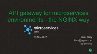 API Gateway: Nginx way | PPT