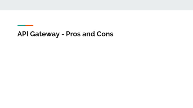 Api gateway in microservices | PPTX