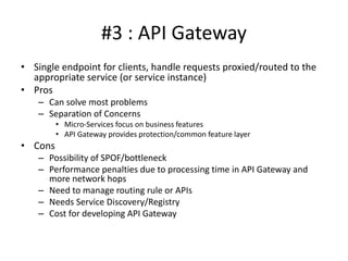 Api gateway : To be or not to be | PPT