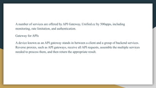 API Gateway _ Unified.cc by 500apps.pdf