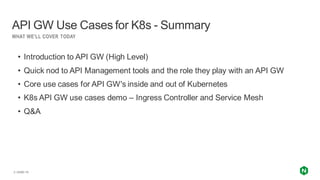 API Gateway Use Cases for Kubernetes | PPT