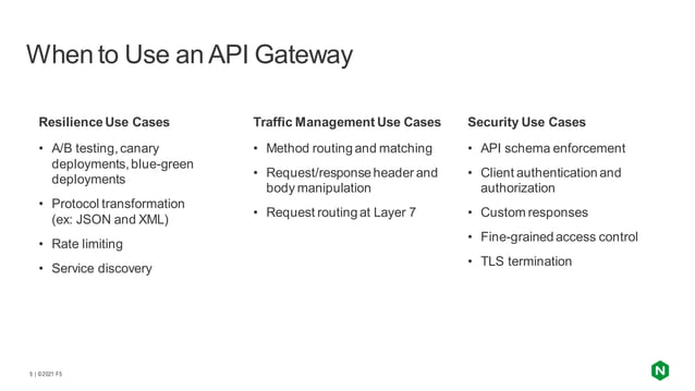 API Gateway Use Cases for Kubernetes | PPT