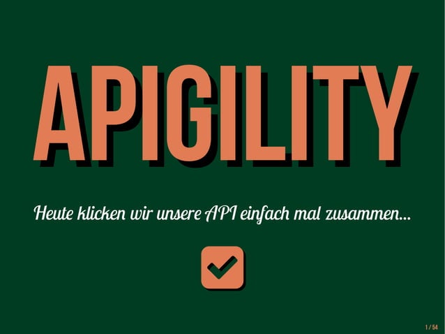PHPunconf14: Apigility Einführung | PPT