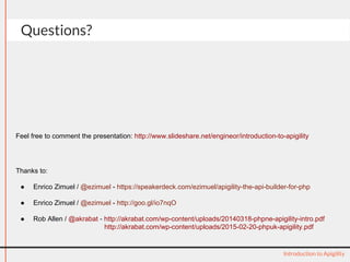 Apigility introduction v2 (glasgow php) | PPT