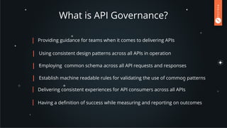 Postman Webinar: "API Governance with Postman" | PPT