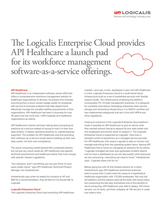 API Healthcare Cloud | PDF
