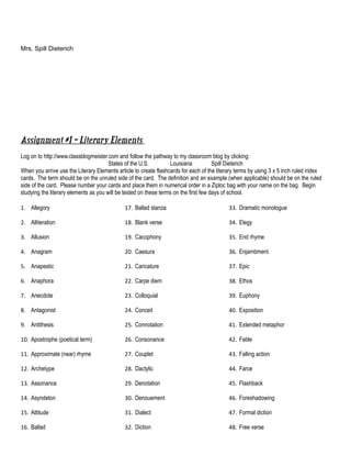 AP III Summer Assignments 14-15 | PDF