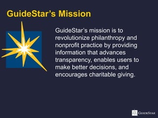 6 Best Practices for Implementing a GuideStar API. | PPT