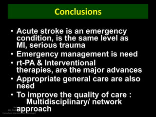 Management of Ischemic Stroke | PPTX