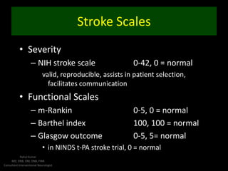 Management of Ischemic Stroke | PPTX