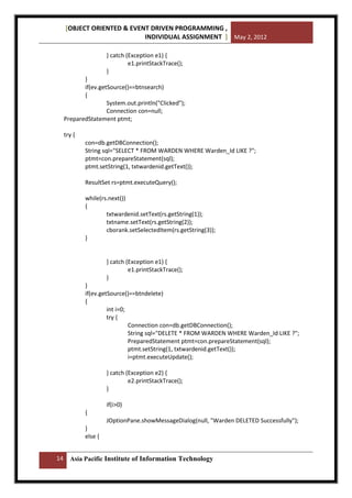 Prisoner Management System | DOCX