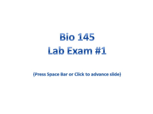 A&P I Lab Exam 1 | PPS