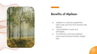 Apilean Secret For Healthy Weight Loss | PPT