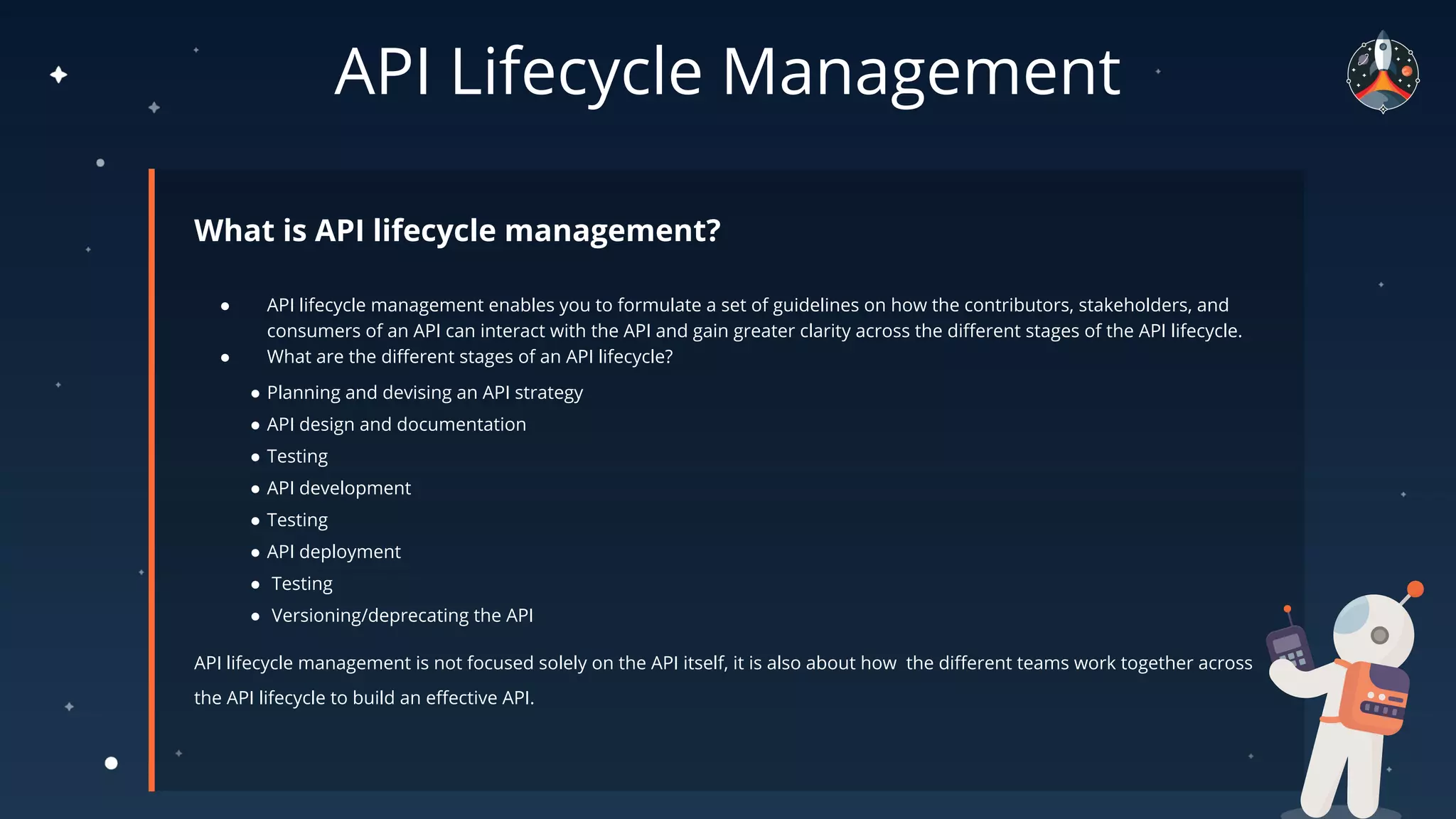 API Lifecycle Management | PPT
