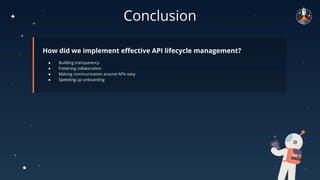 API Lifecycle Management | PPT