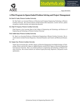 A Pilot Program in Open-Ended Problem Solving and Project Management.pdf