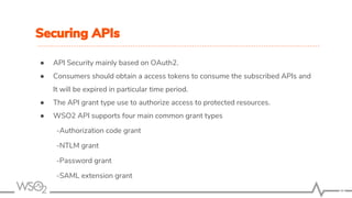 Api management best practices with wso2 api manager | PPT