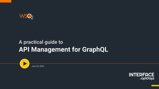 API Management for GraphQL | PPT | Free Download