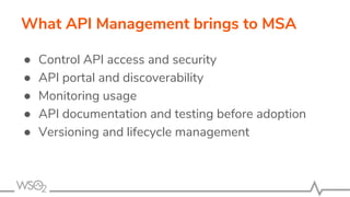API Management Within a Microservices Architecture | PPT