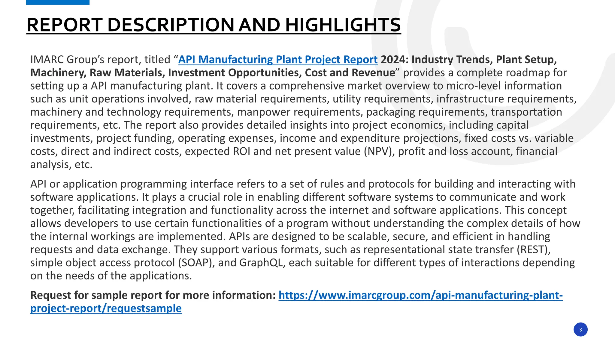 API Manufacturing Plant Project Report .pdf